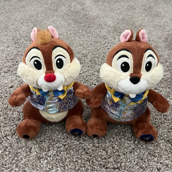 Disney | Toys | Disney Chip And Dale 5th Anniversary Plush | Poshmark